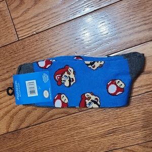 Nintendo | Underwear & Socks | Nwt Super Mario Bros Mushroom Crew Socks ...